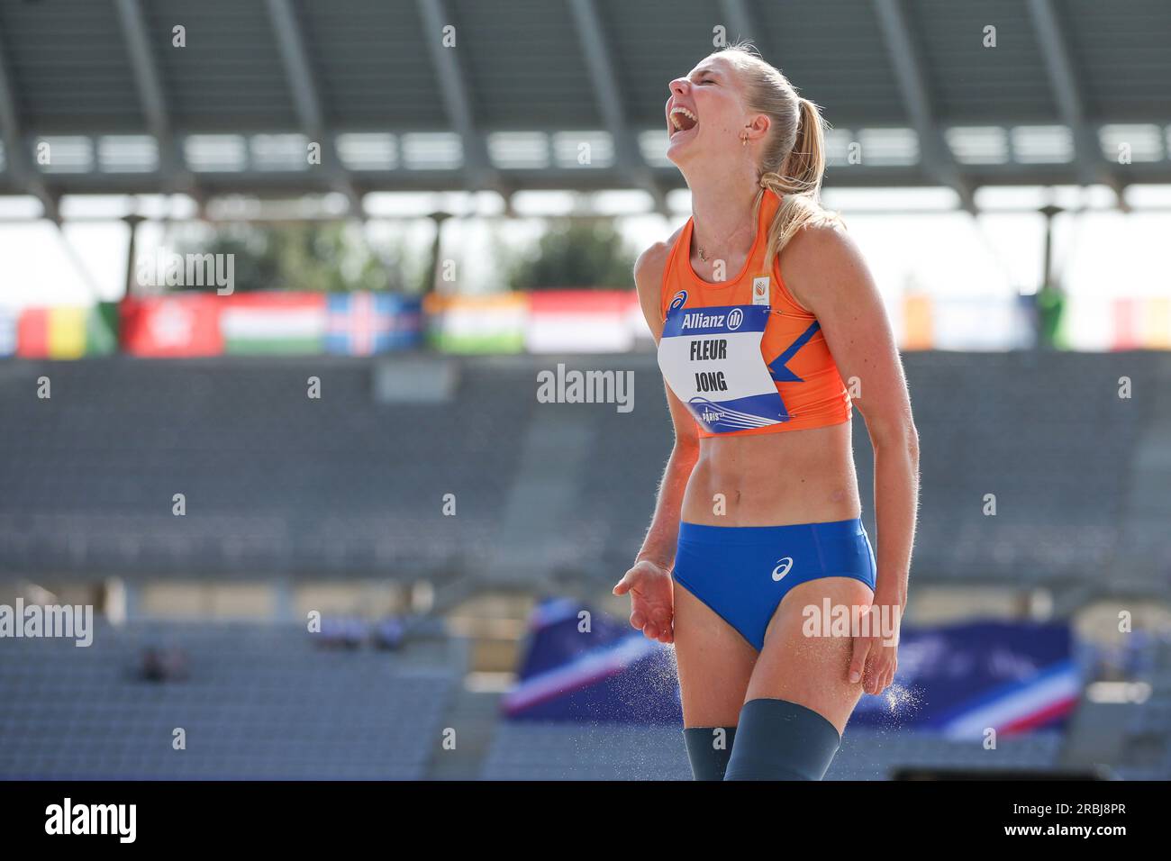 Paris, France. 10th July, 2023. PARIS, FRANCE - JULY 10: Fleur Jong of the Netherlands ...