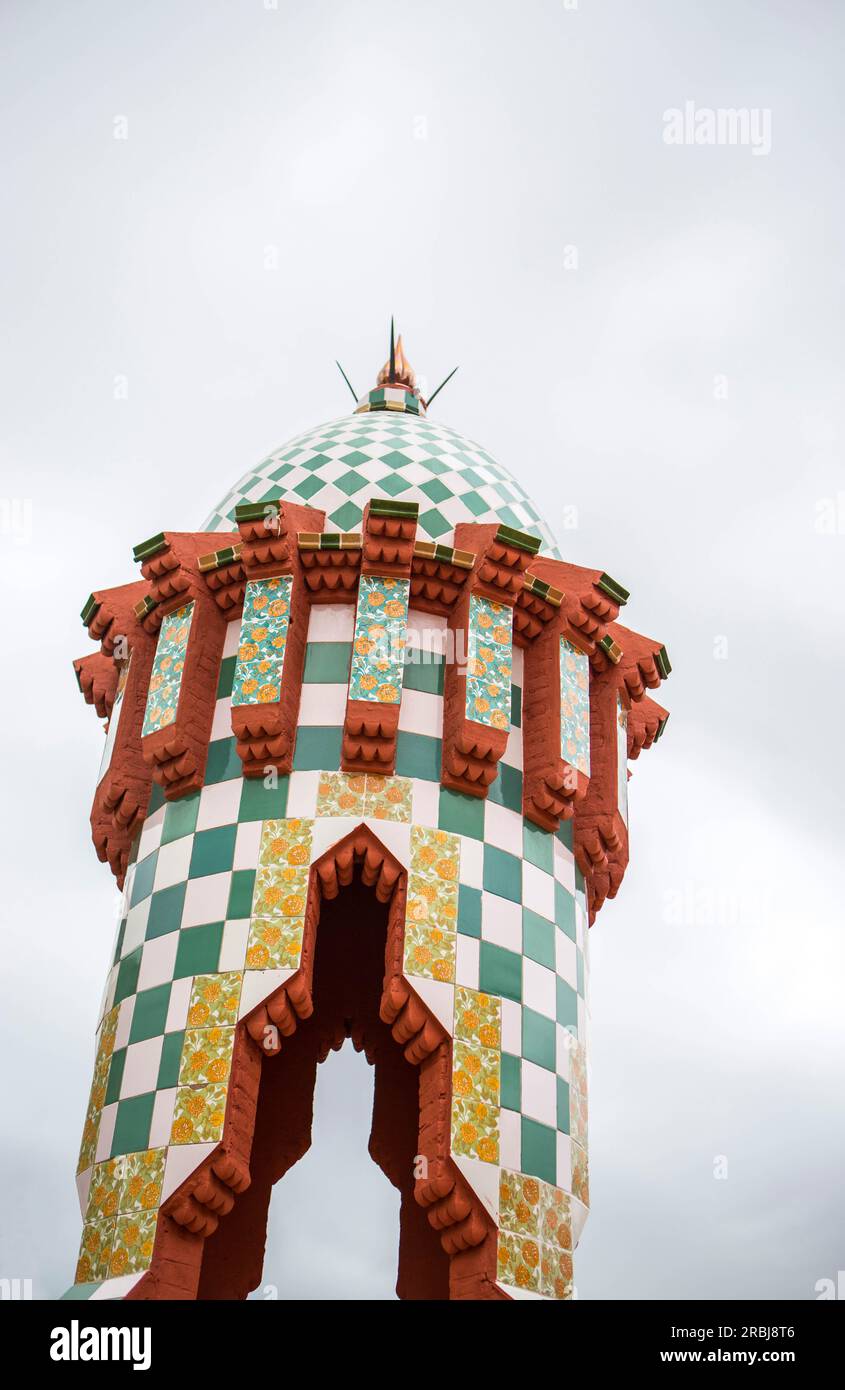 Casa Vicens, edificio situado en Barcelona y obra de Antoni Gaudí de ...