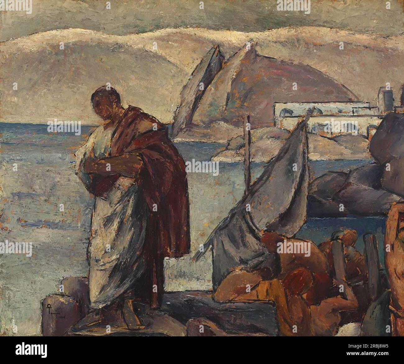 Ovid in Exile 1915 by Ion Theodorescu-Sion Stock Photo - Alamy