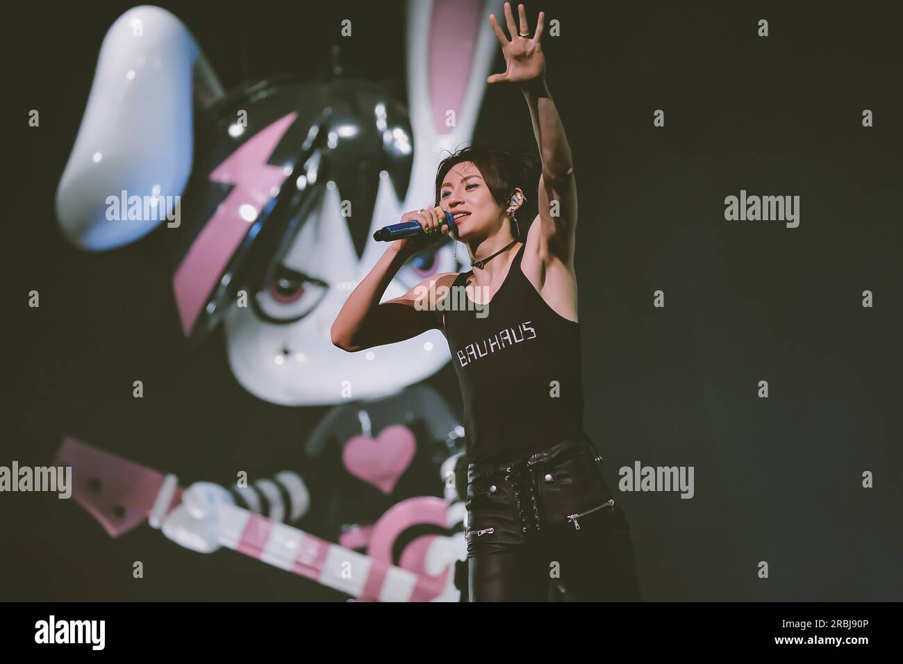 Chinese rapper and singer-songwriter Wang Linkai holds concert in ...