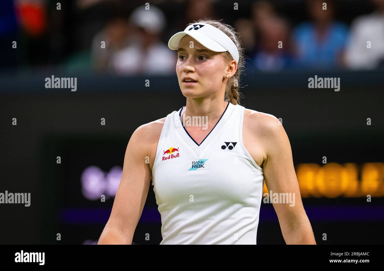 Rybakina wimbledon 2023 hi-res stock photography and images - Alamy