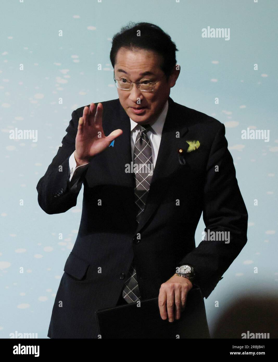 Japanese Prime Minister Fumio Kishida attends "Justice Affairs ...