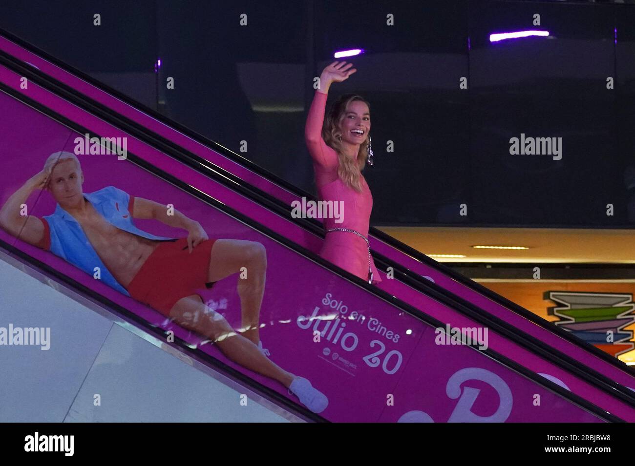 Actress Margot Robbie poses for a photo for the red carpet of the ...