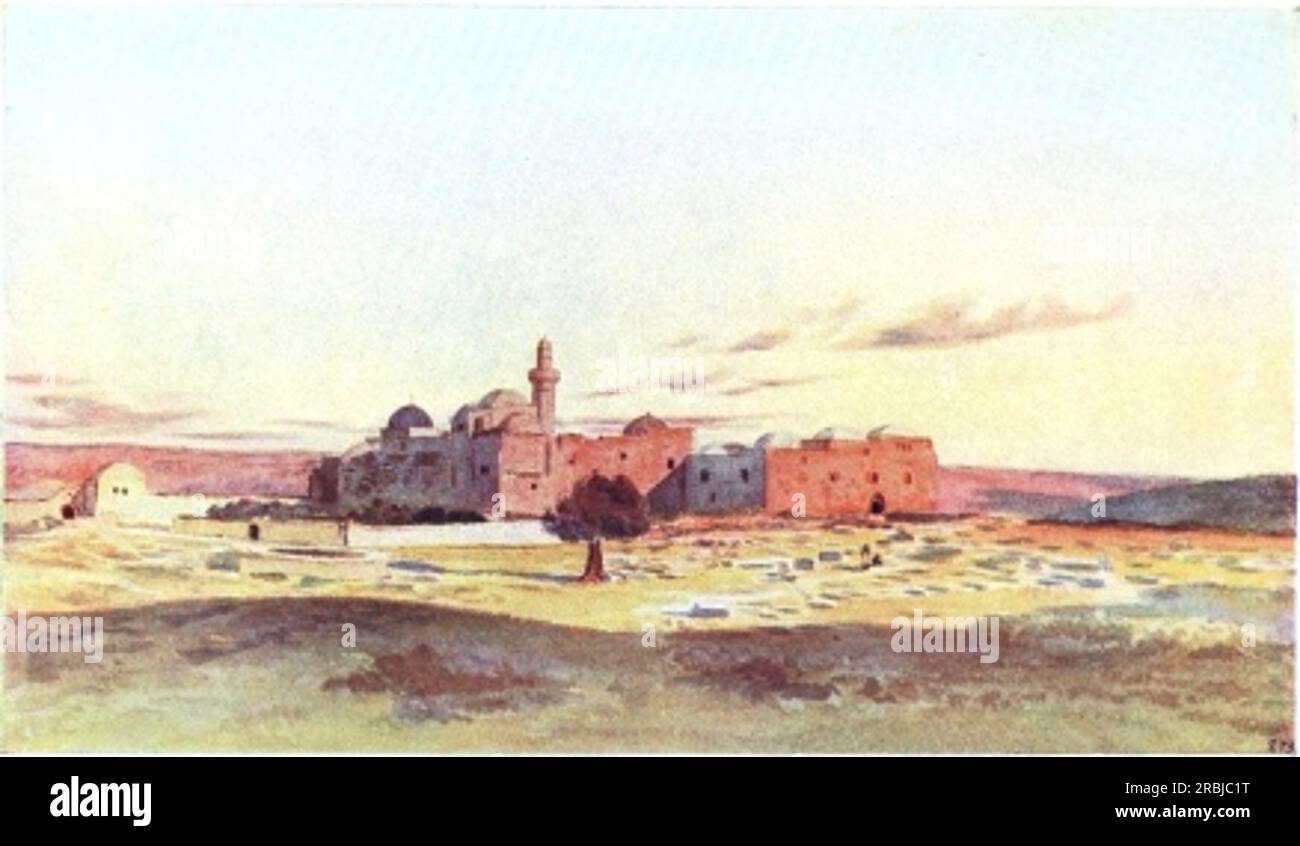 Site of the House of the Last Supper by Elizabeth Thompson Stock Photo ...