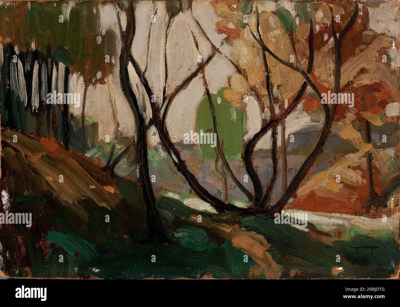 Sketch for Opulent October 1915 by Tom Thomson Stock Photo - Alamy