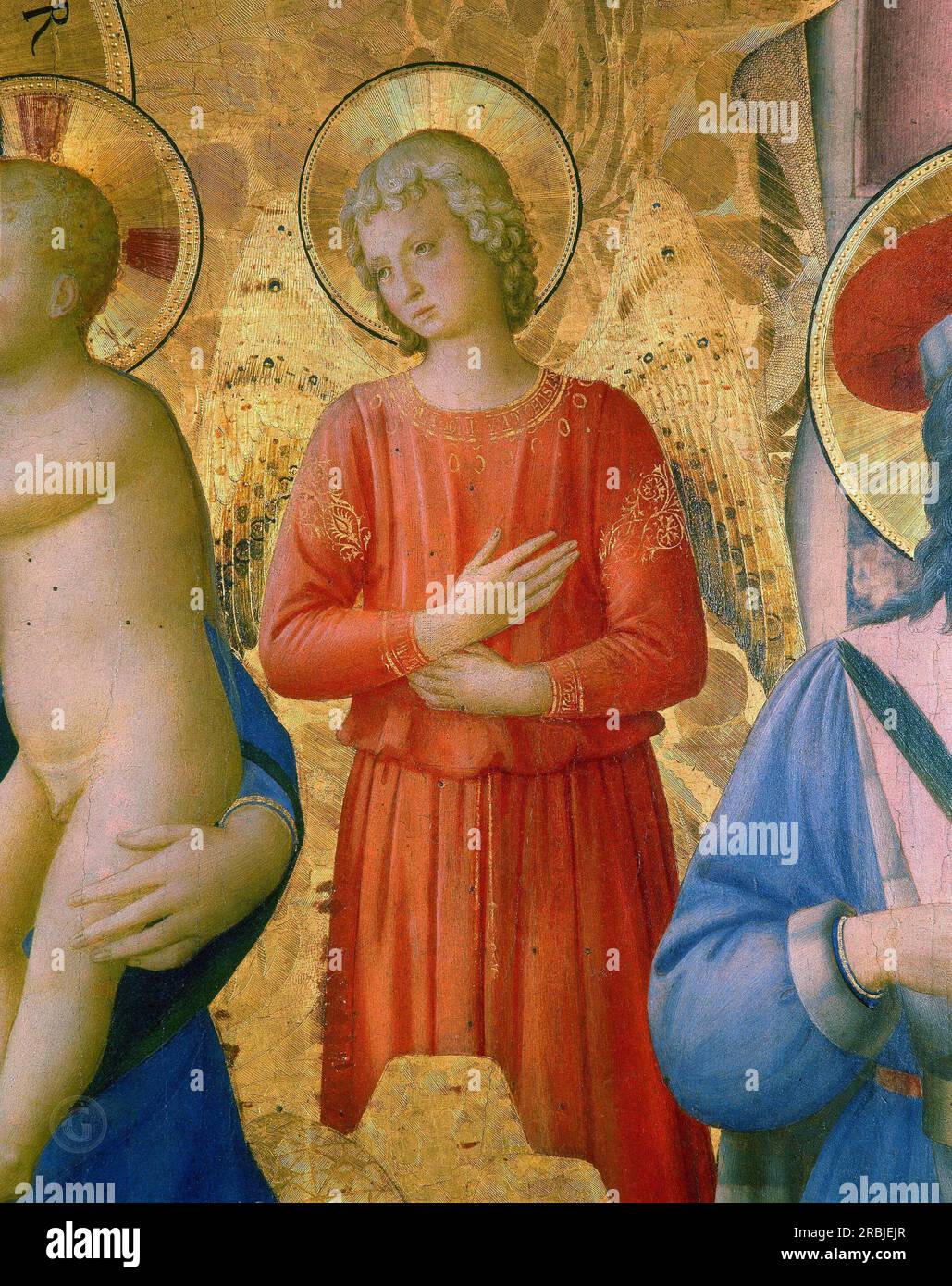 Fra Angelico – Bosco ai Frati Altarpiece, detail 1450 Stock Photo - Alamy