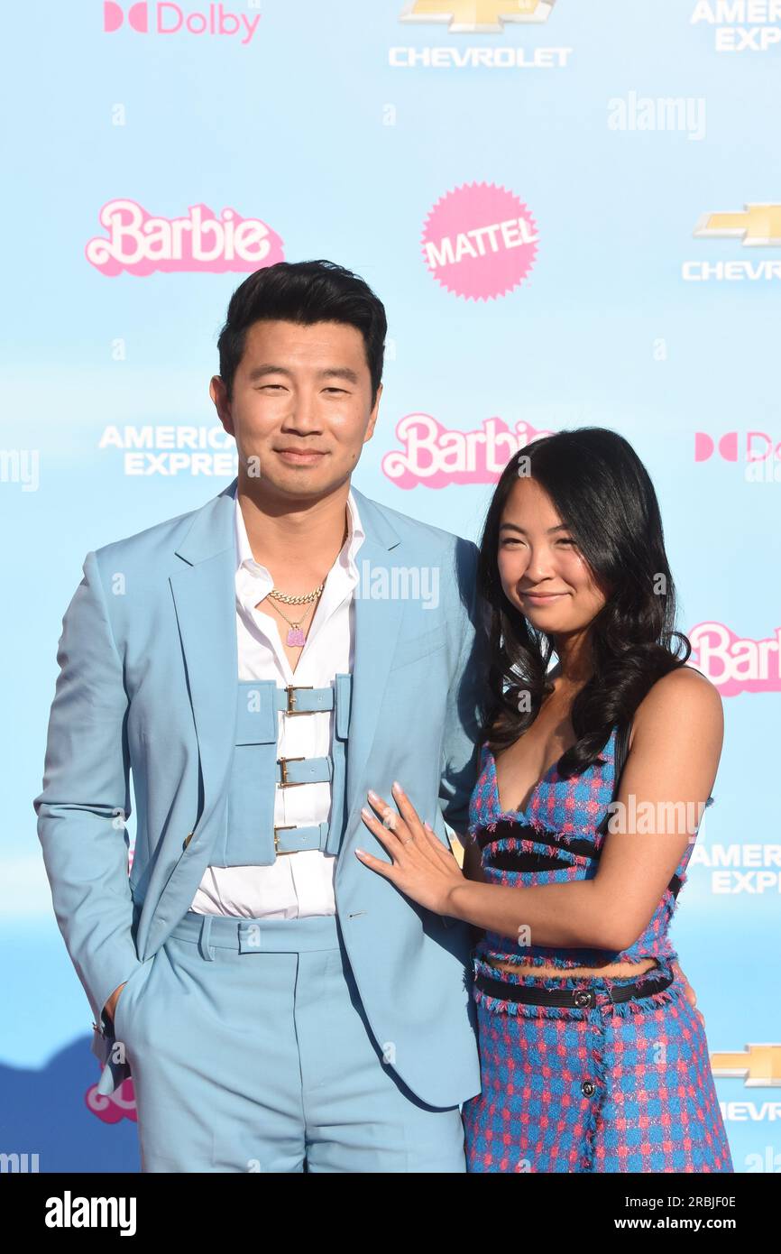 Los Angeles, California, USA 9th July 2023 Actor Simu Liu and Allison ...