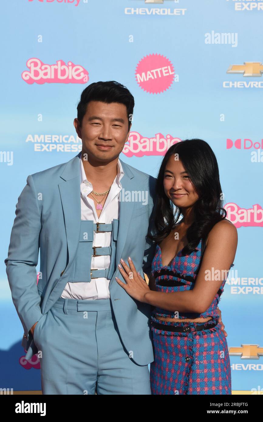 Los Angeles, California, USA 9th July 2023 Actor Simu Liu and Allison ...