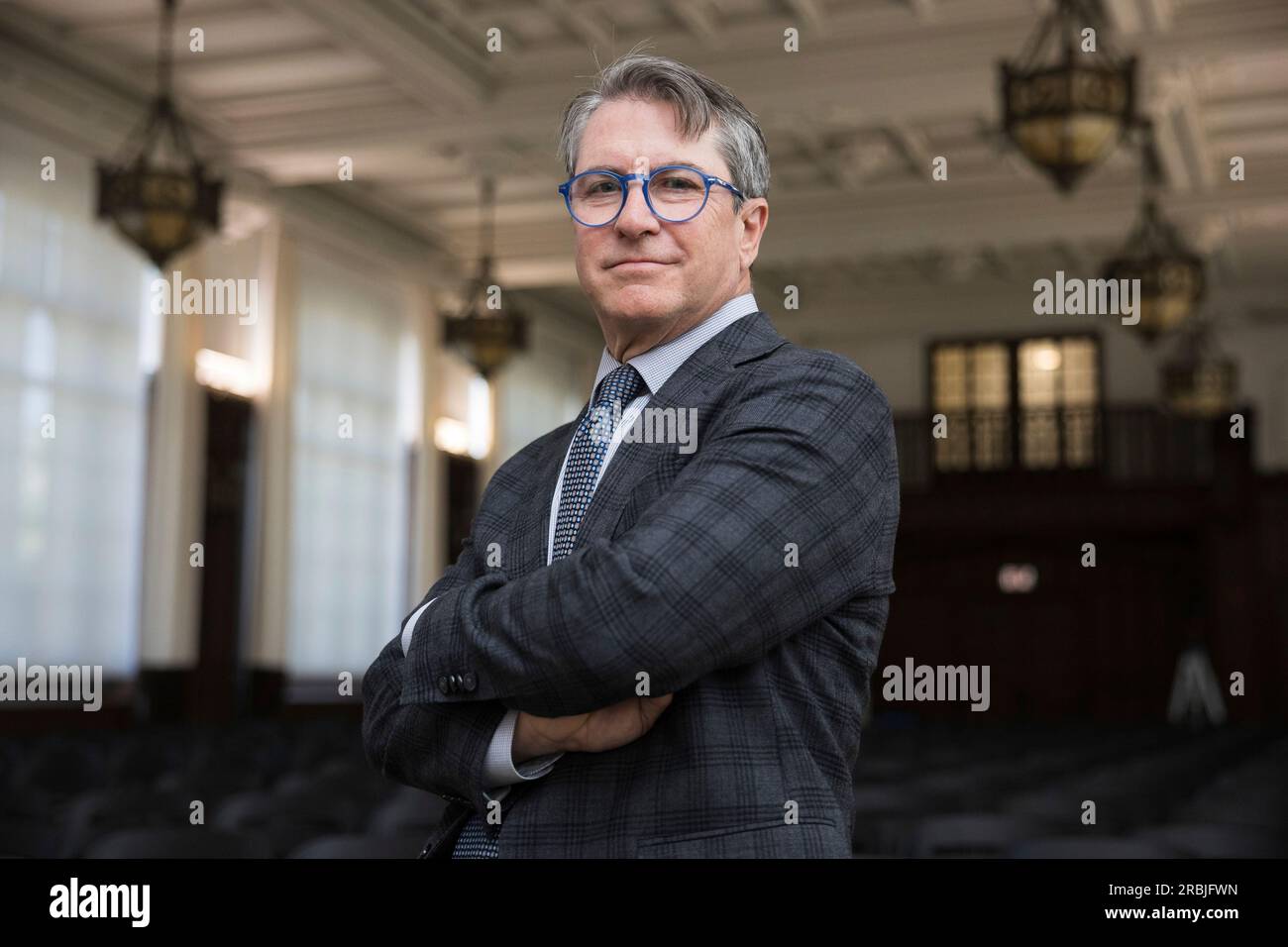 University of Notre Dame Professor of Political Science Patrick Deneen poses for a portrait on ...