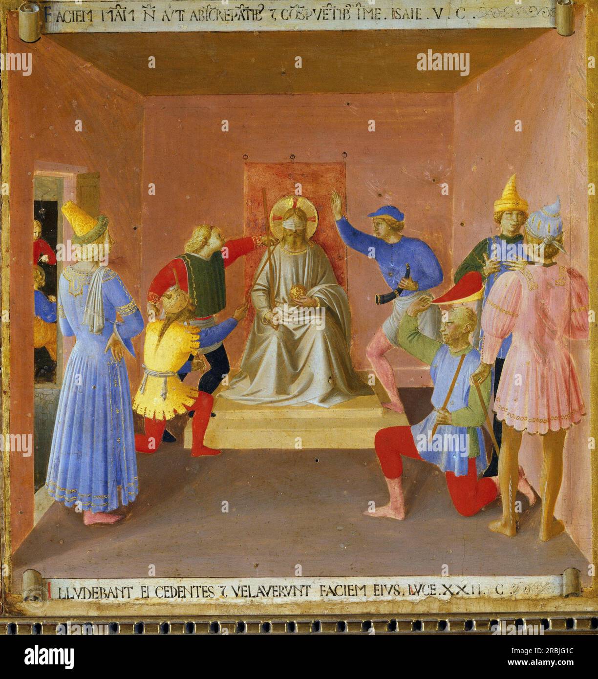 Fra Angelico – 22. Mocking of Christ Stock Photo - Alamy