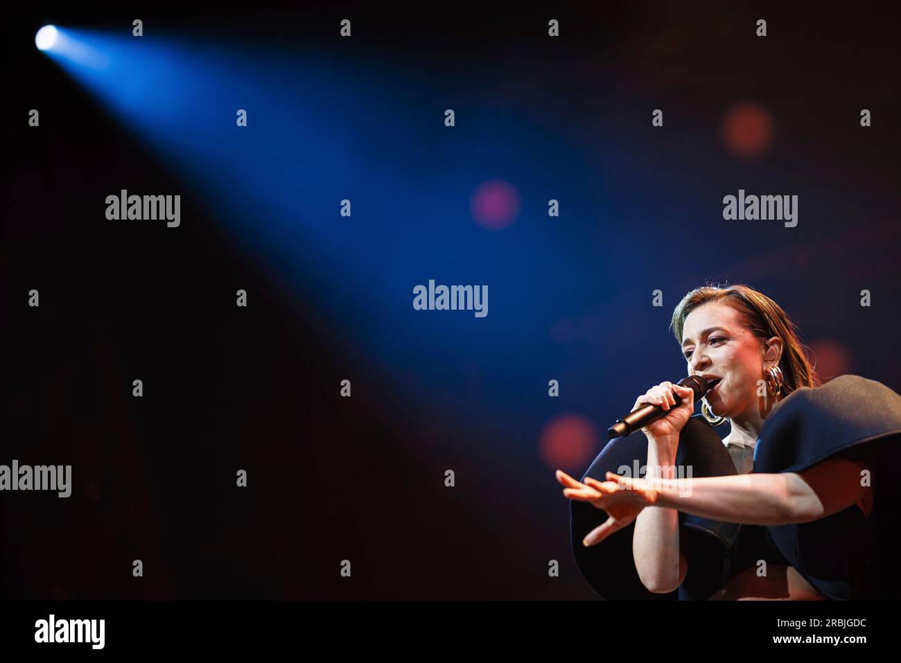 Brazilian singer Roberta Sa performs on the Auditorium Stravinski stage ...