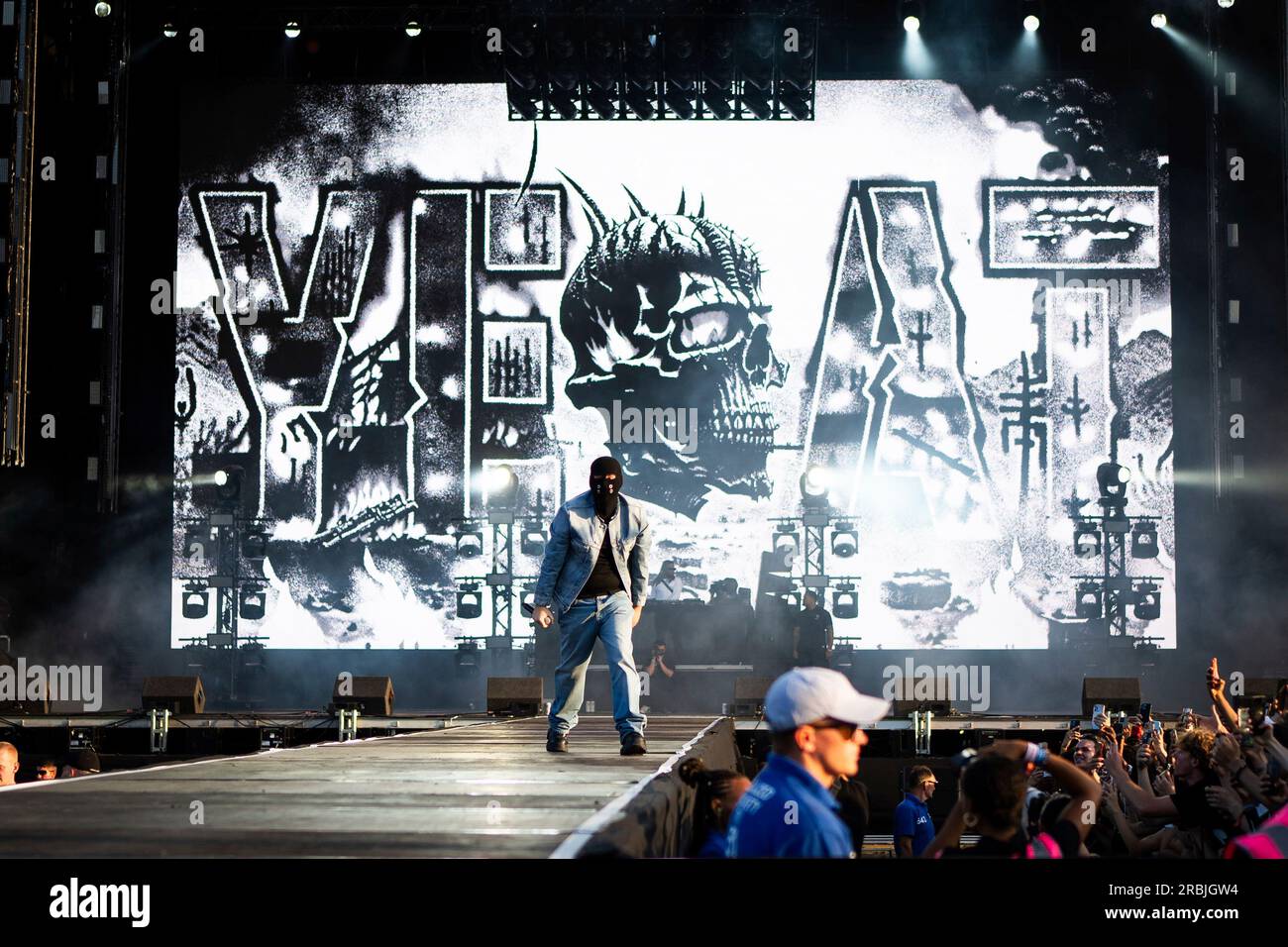Yeat performs at the Wireless Music Festival, in Finsbury Park, London ...