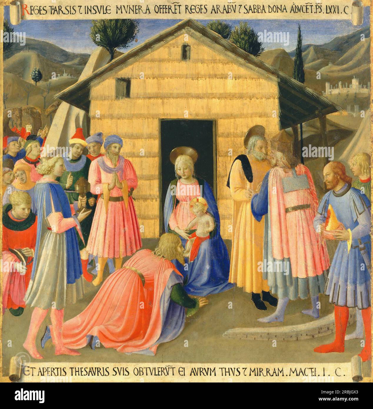 Fra Angelico – 06. Adoration of the Magi Stock Photo - Alamy