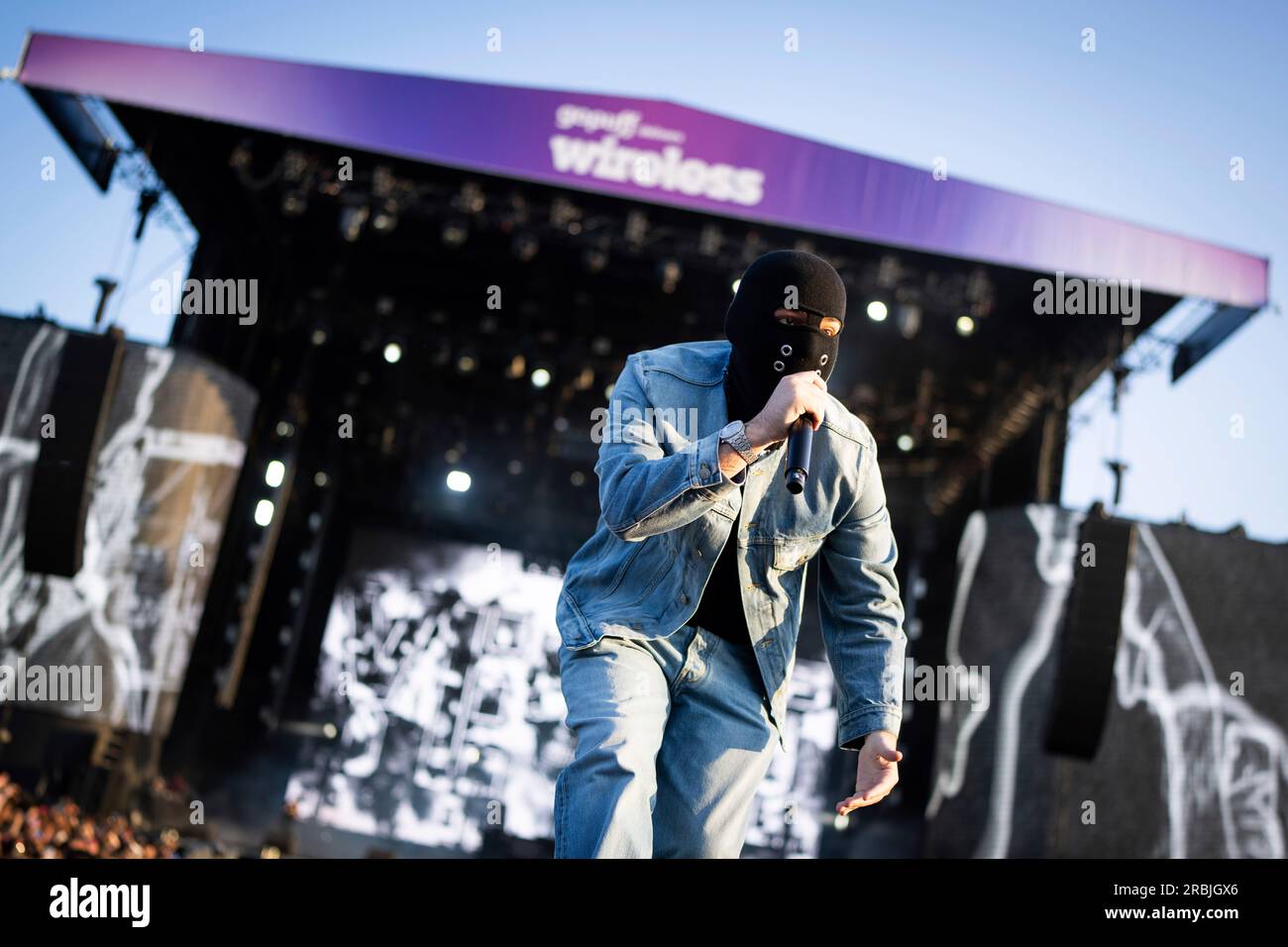 Yeat performs at the Wireless Music Festival, in Finsbury Park, London ...