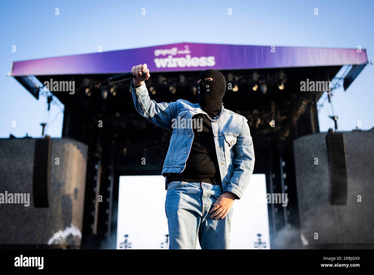Yeat performs at the Wireless Music Festival, in Finsbury Park, London ...