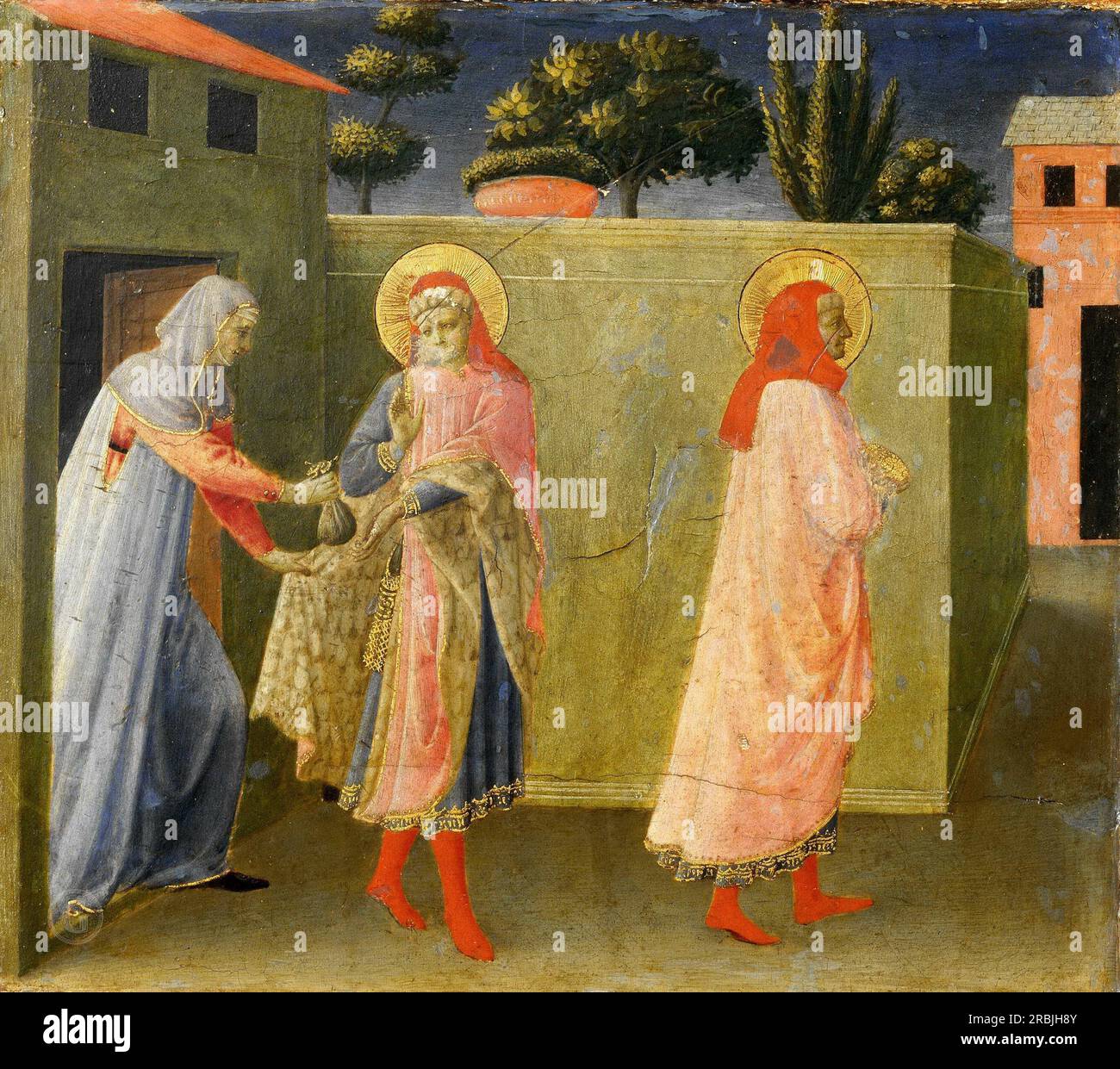 Fra Angelico – Annalena Altarpiece, predella - Saints Cosmas and Damian ...