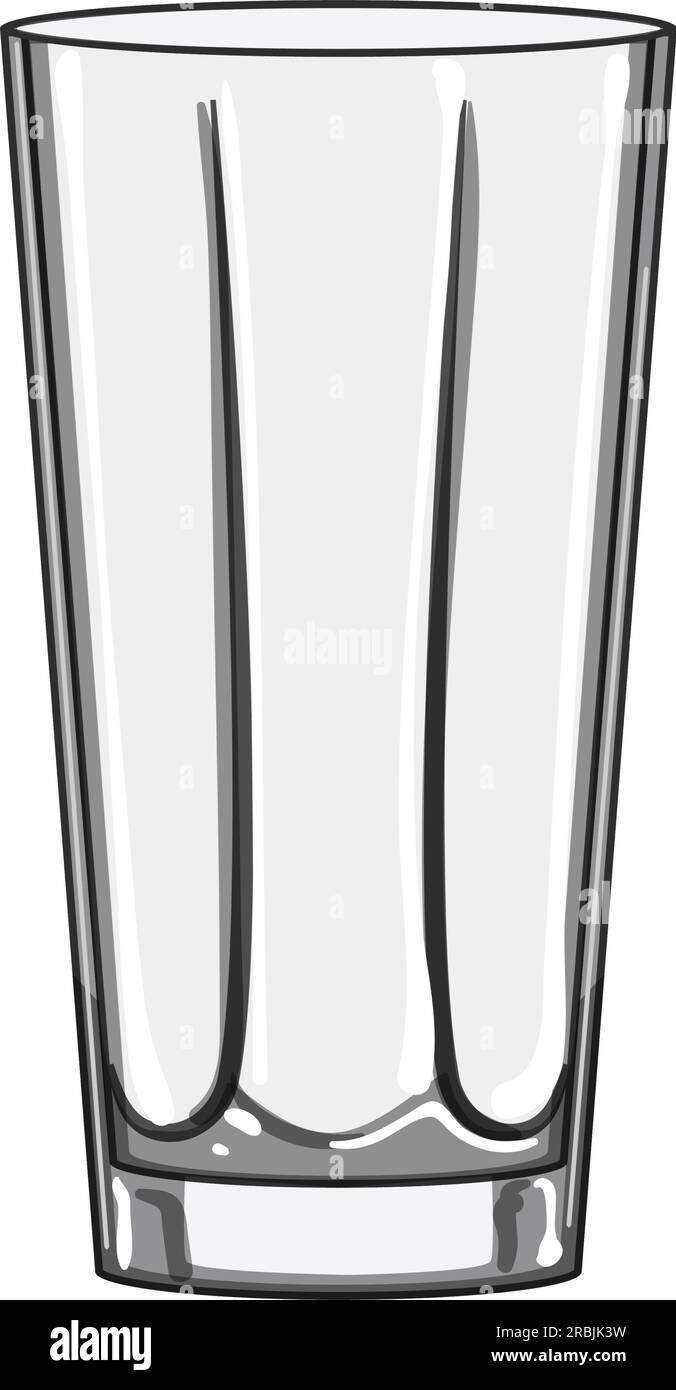 beverage glass cup cartoon vector illustration Stock Vector Image & Art ...