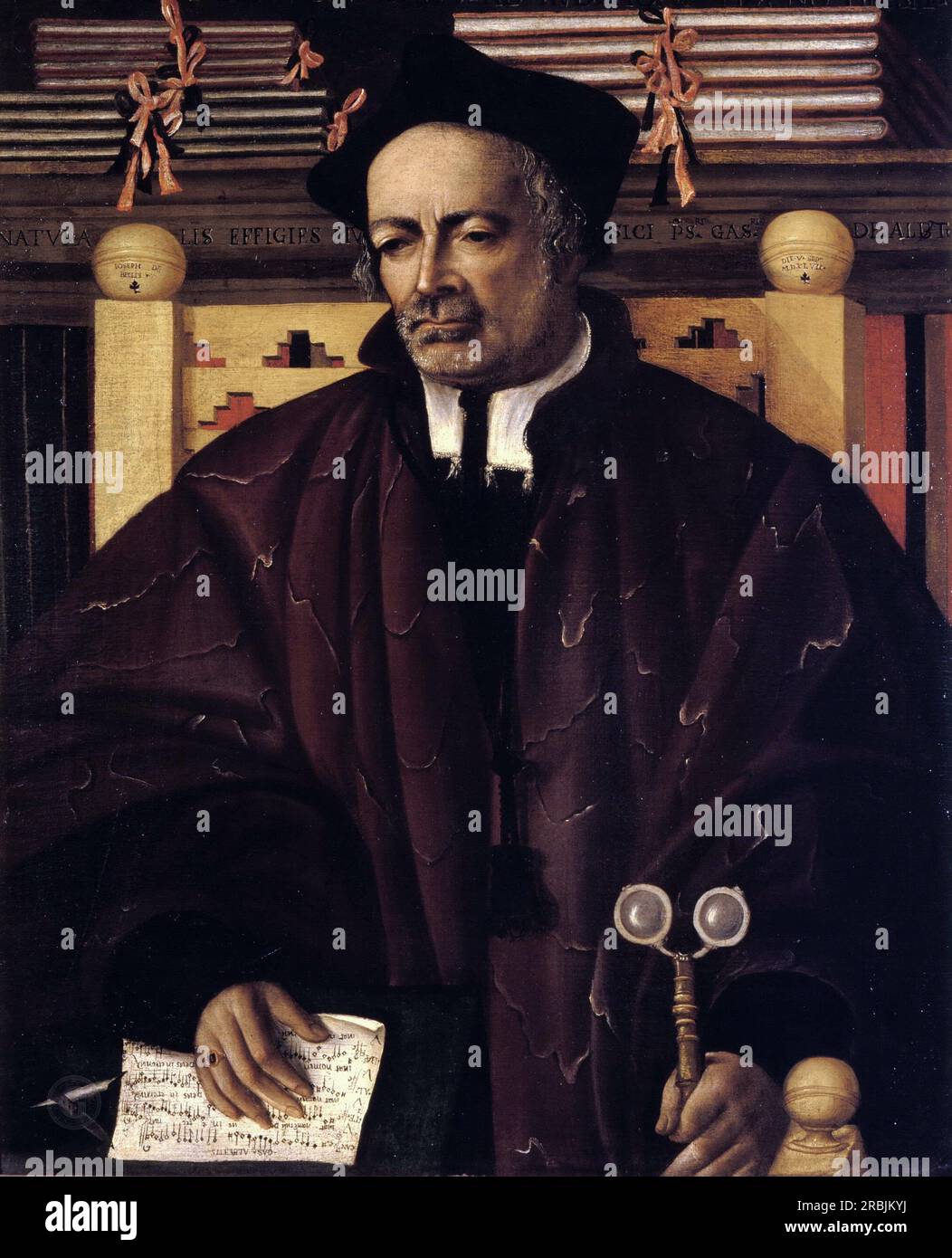 Giuseppe Belli – Portrait of the musician Gaspare De Albertis 1547 ...