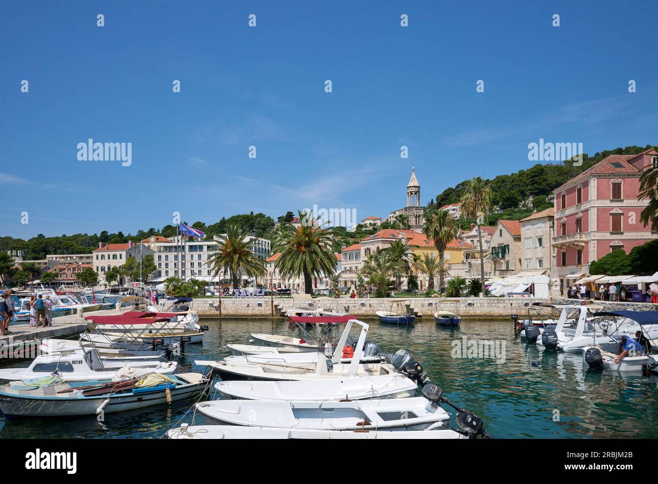 Views of Hvar in Croatia Stock Photo - Alamy