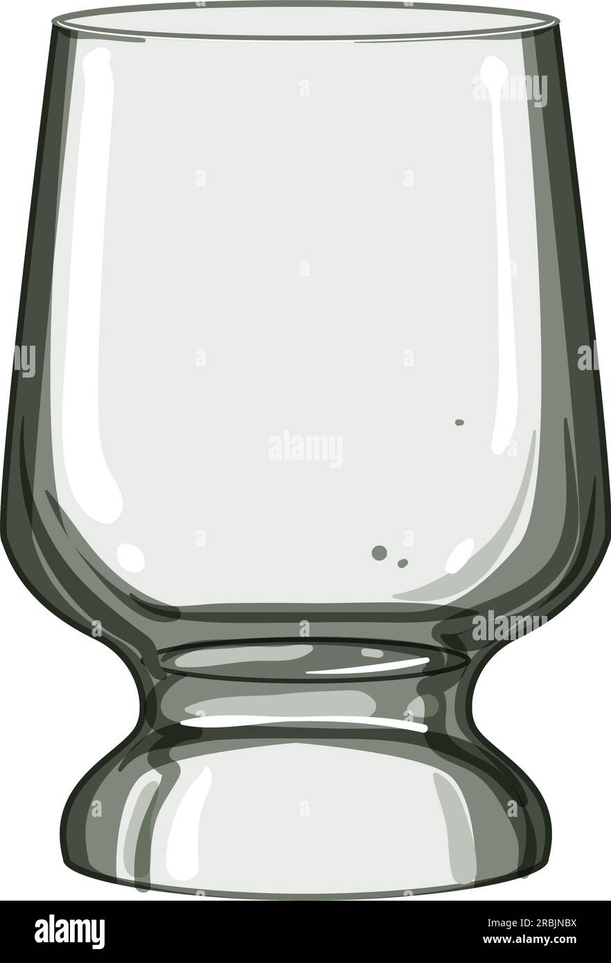 clear glass cup cartoon vector illustration Stock Vector Image & Art ...