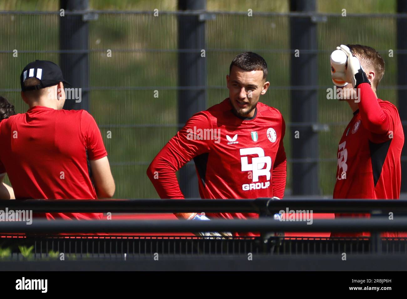 ROTTERDAM - Justin Bijlow during a training session of Feyenoord at ...