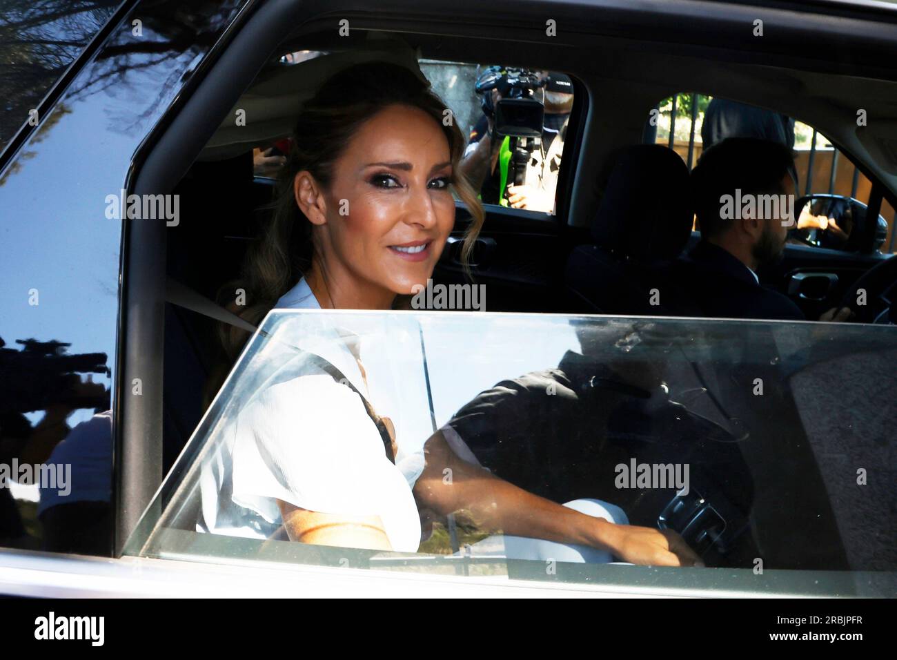 Carolina Molas arrives at the wedding of Tamara Falcó and Iñigo Onieva ...