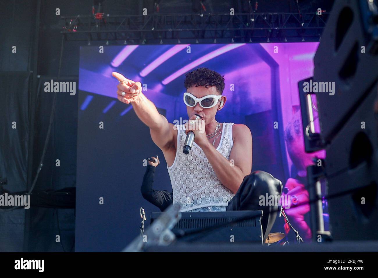 Singer Olly Alexander of the musical project Years Ricardo Rubio ...