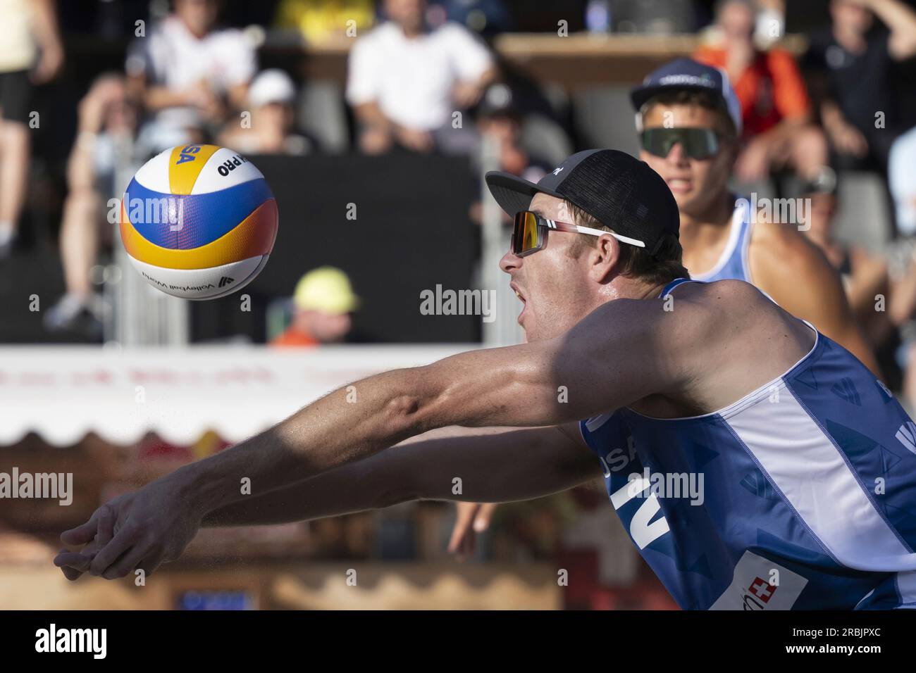 Andrew Benesh of United States, front, and Miles Partain of United ...