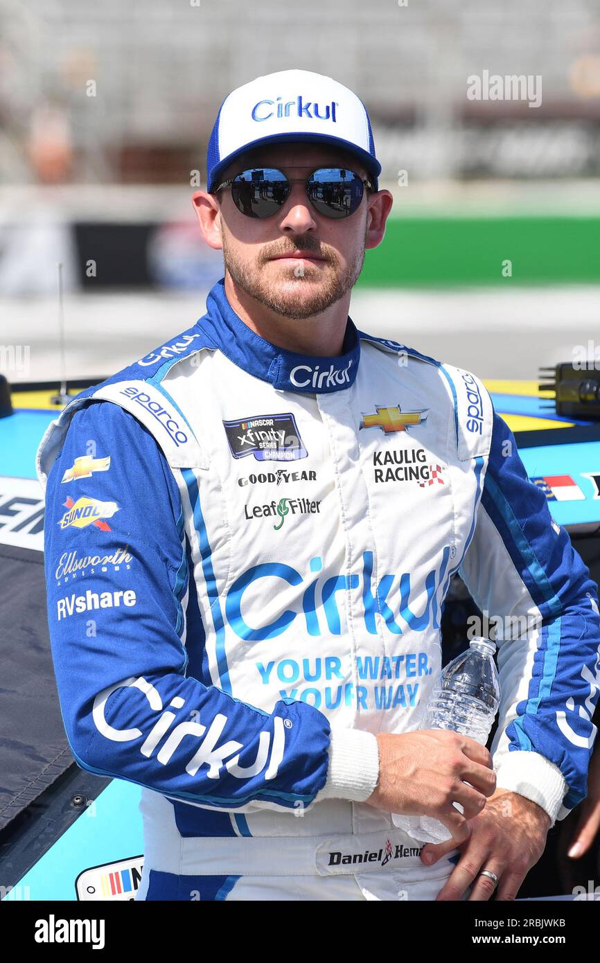 ATLANTA, GA - JULY 08: Daniel Hemric (#11 Kaulig Racing Cirkul ...