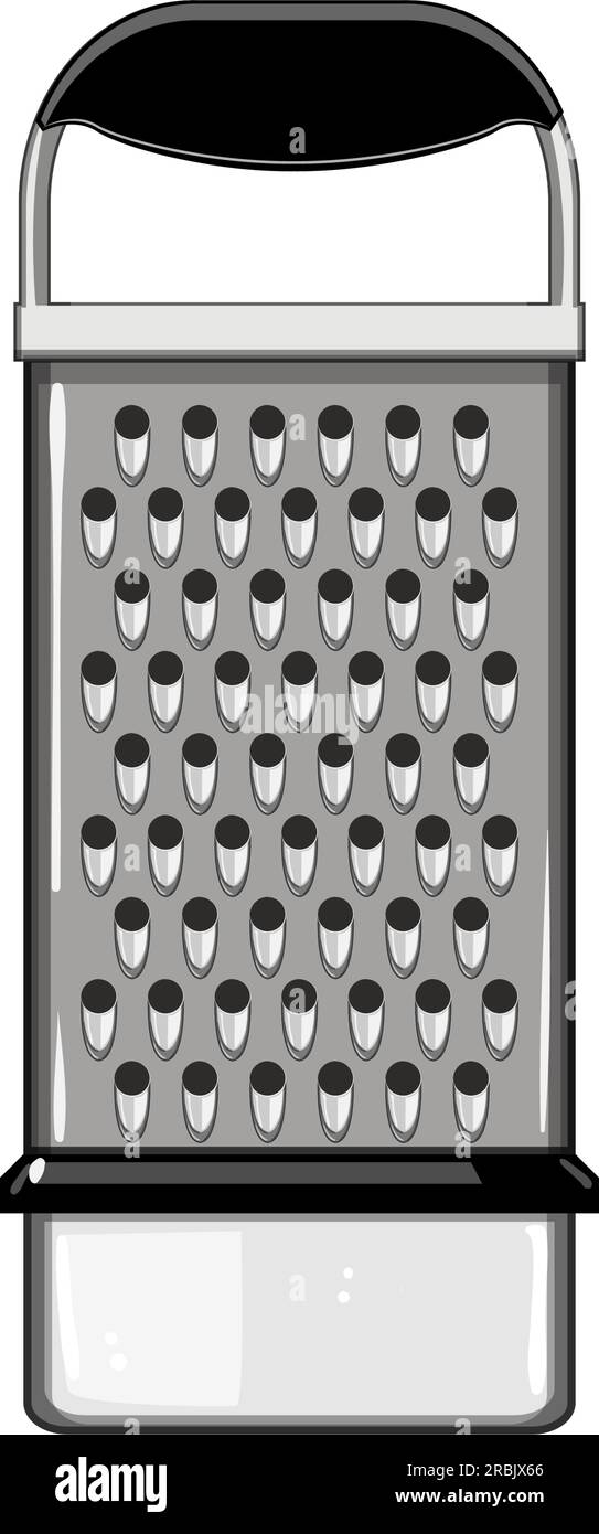 cheese grater cooking cartoon vector illustration Stock Vector Image ...