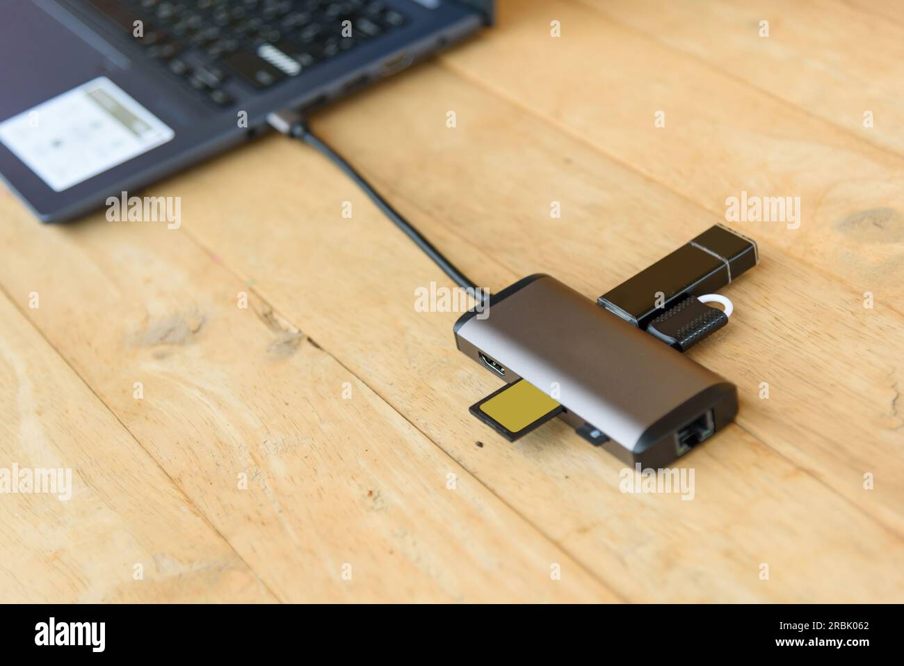 The Type C HUB 8 in 1 for connect any device Stock Photo - Alamy