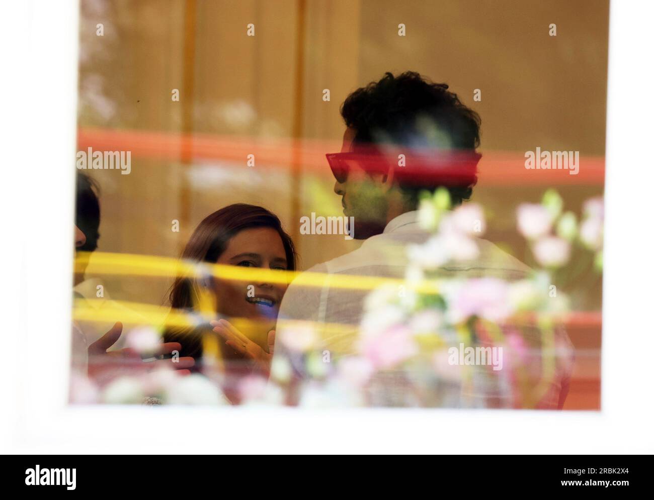 Íñigo Onieva bids farewell to his guests at the Ritz Hotel where they ...