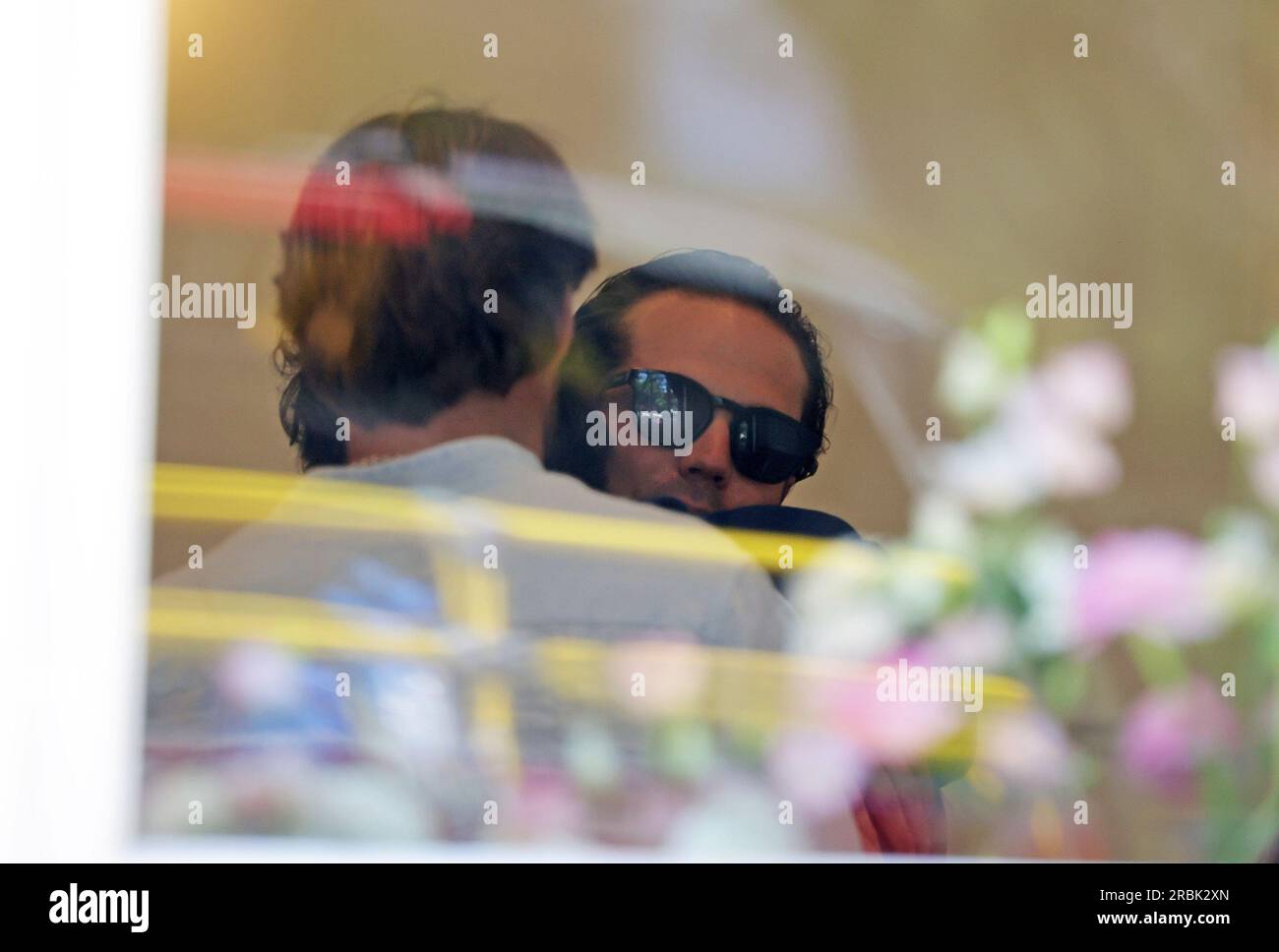 Íñigo Onieva bids farewell to his guests at the Ritz Hotel where they ...