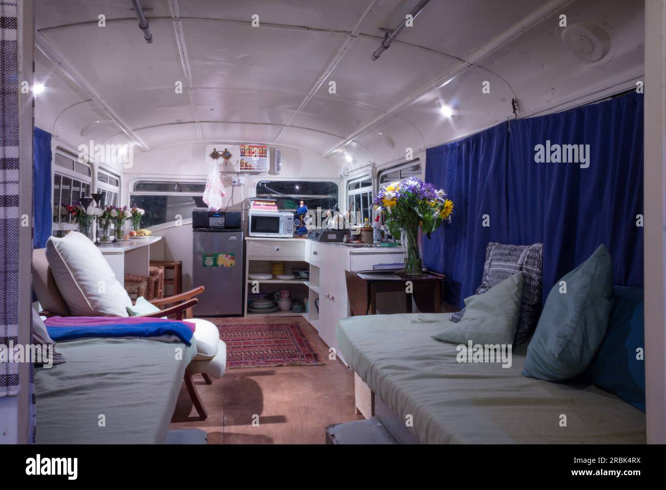 The Brandy Bus is an old-school bus that has been revamped into a cozy ...