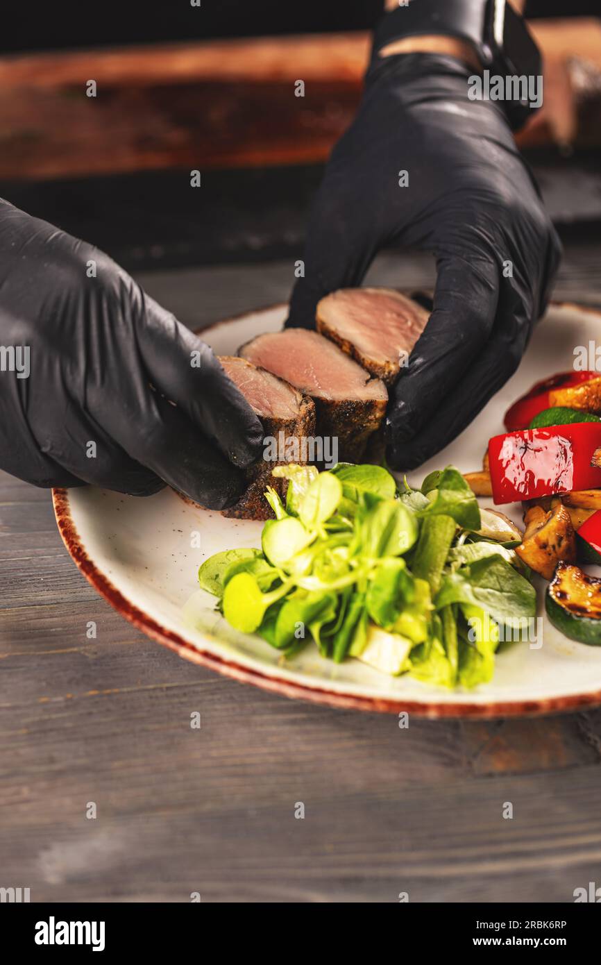 Professional food preparation hi-res stock photography and images - Alamy