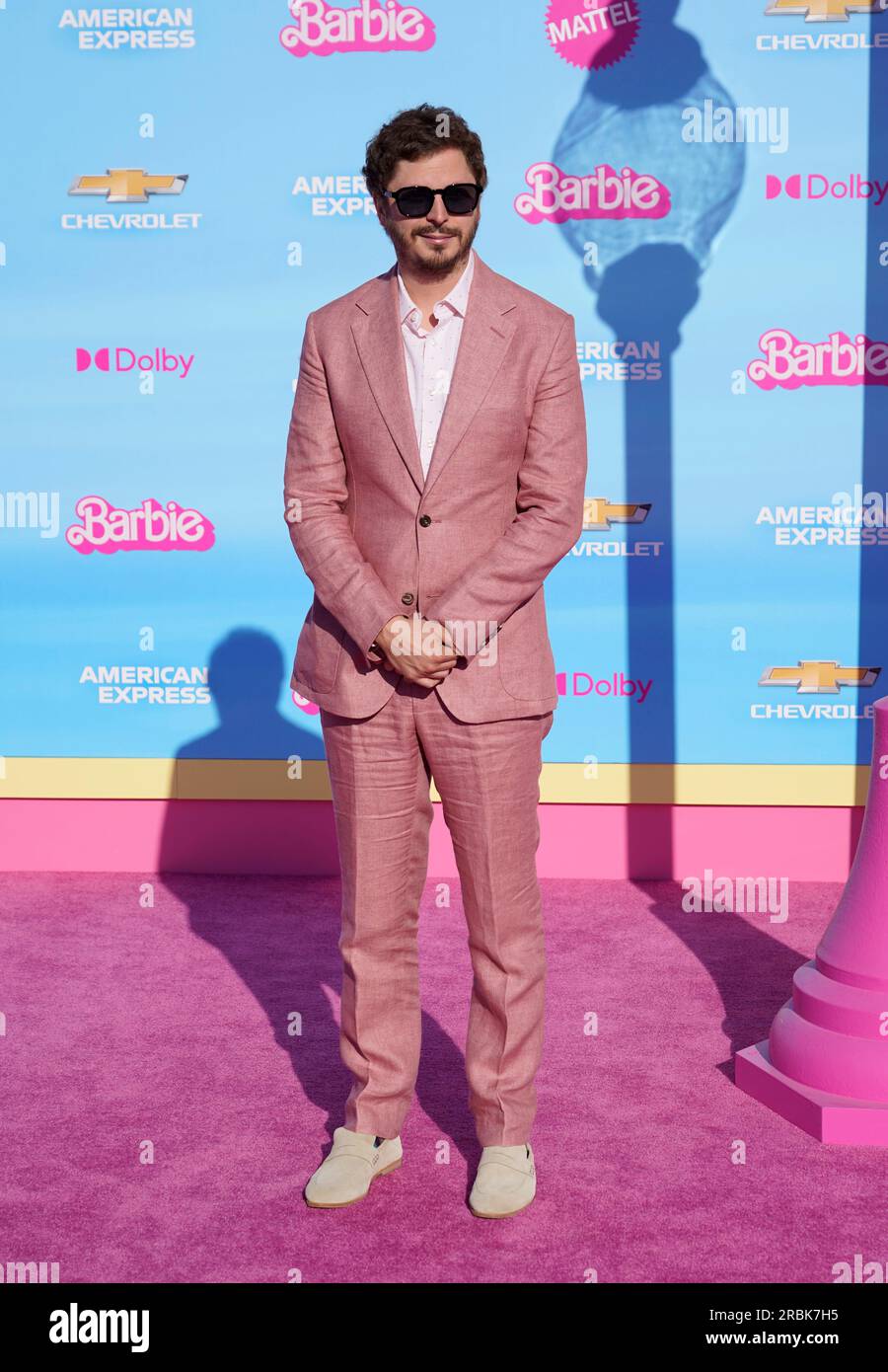 Michael Cera arrives at the premiere of "Barbie" on Sunday, July 9 ...