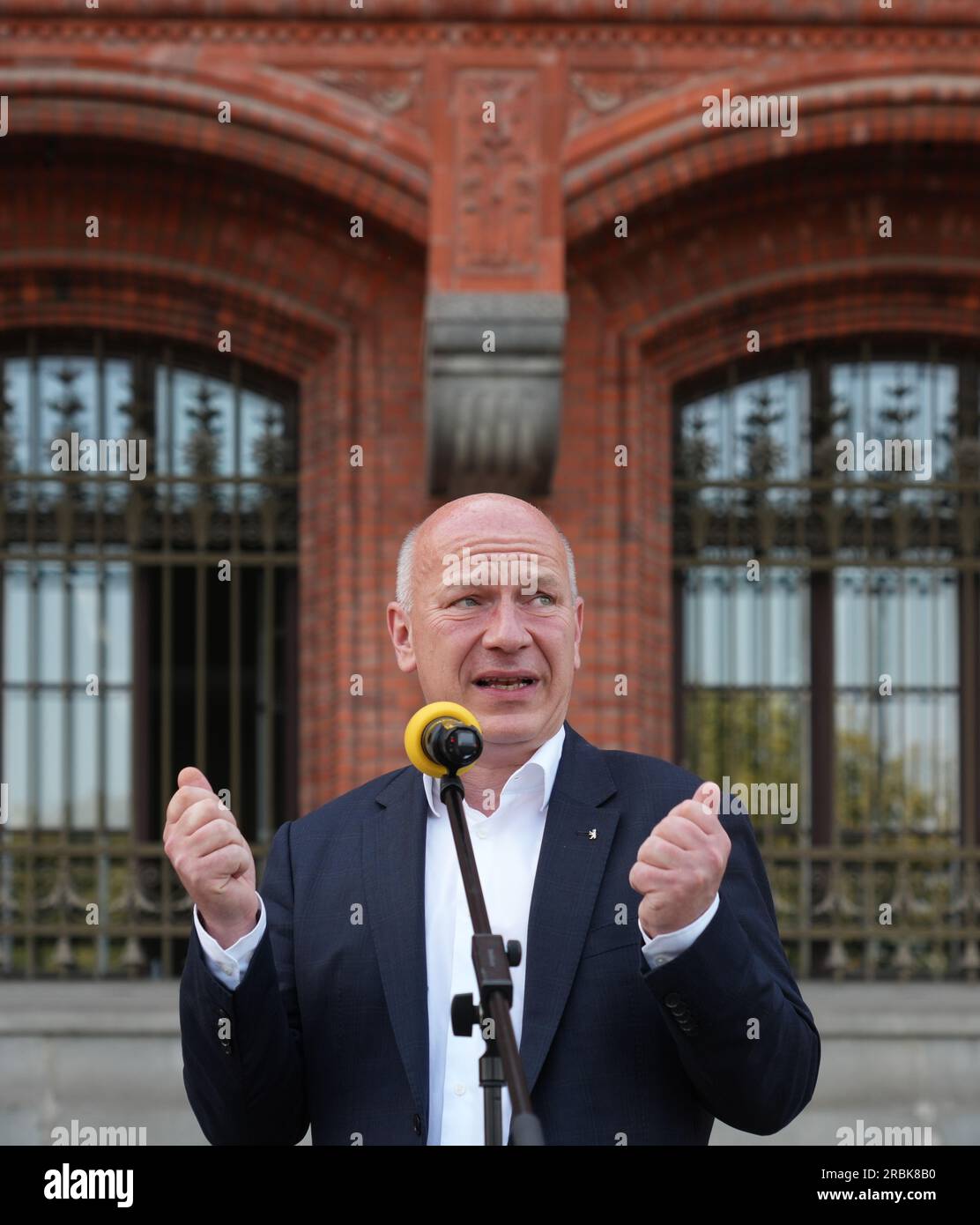 Berlin, Germany. 10th July, 2023. Kai Wegner (CDU), Governing Mayor of ...