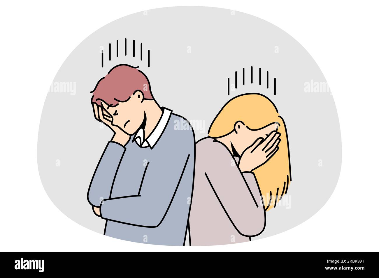 Split talking Stock Vector Images - Alamy