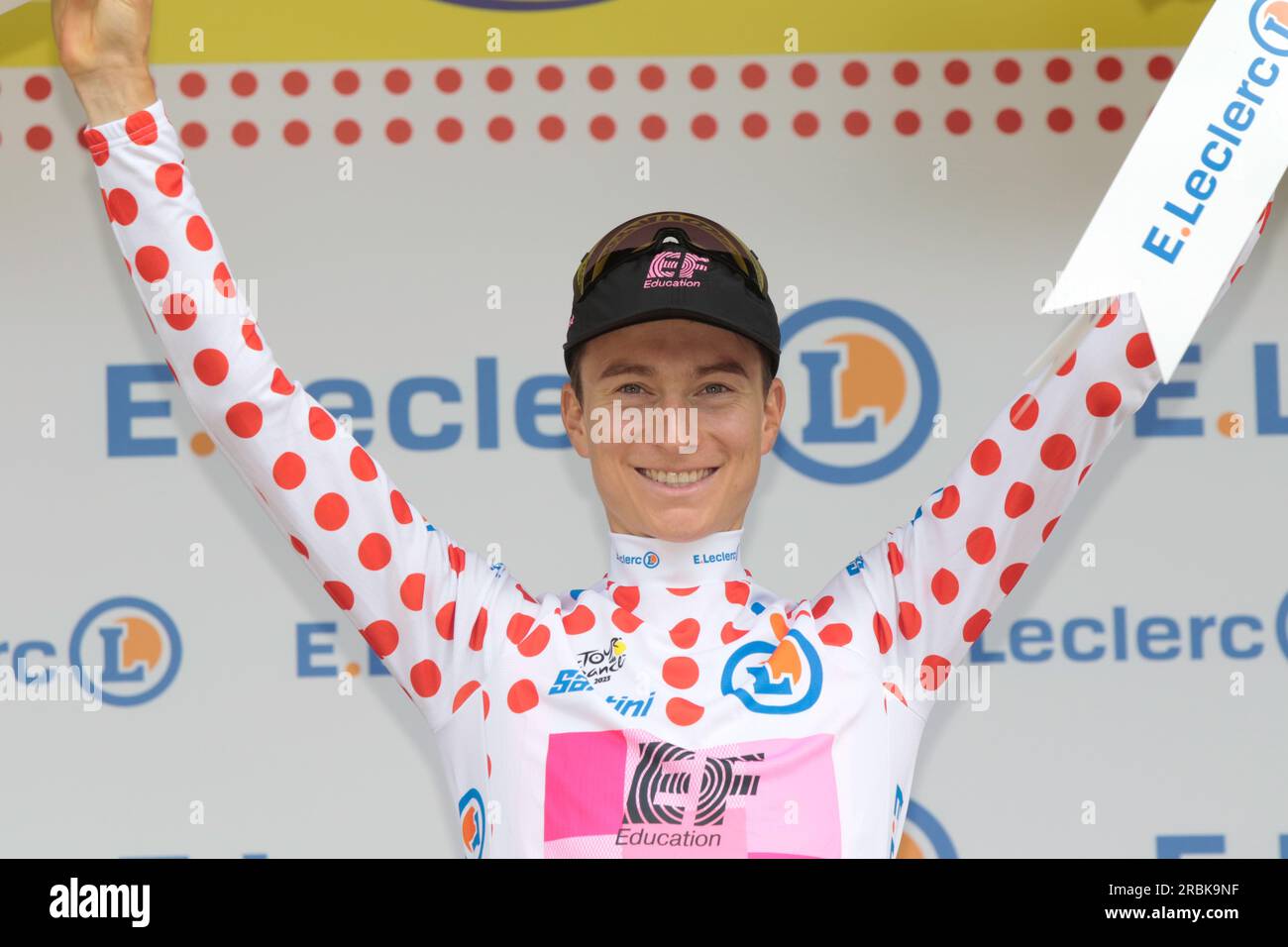 Neilson Powless USA EF Education First easypost retains polka dot ...