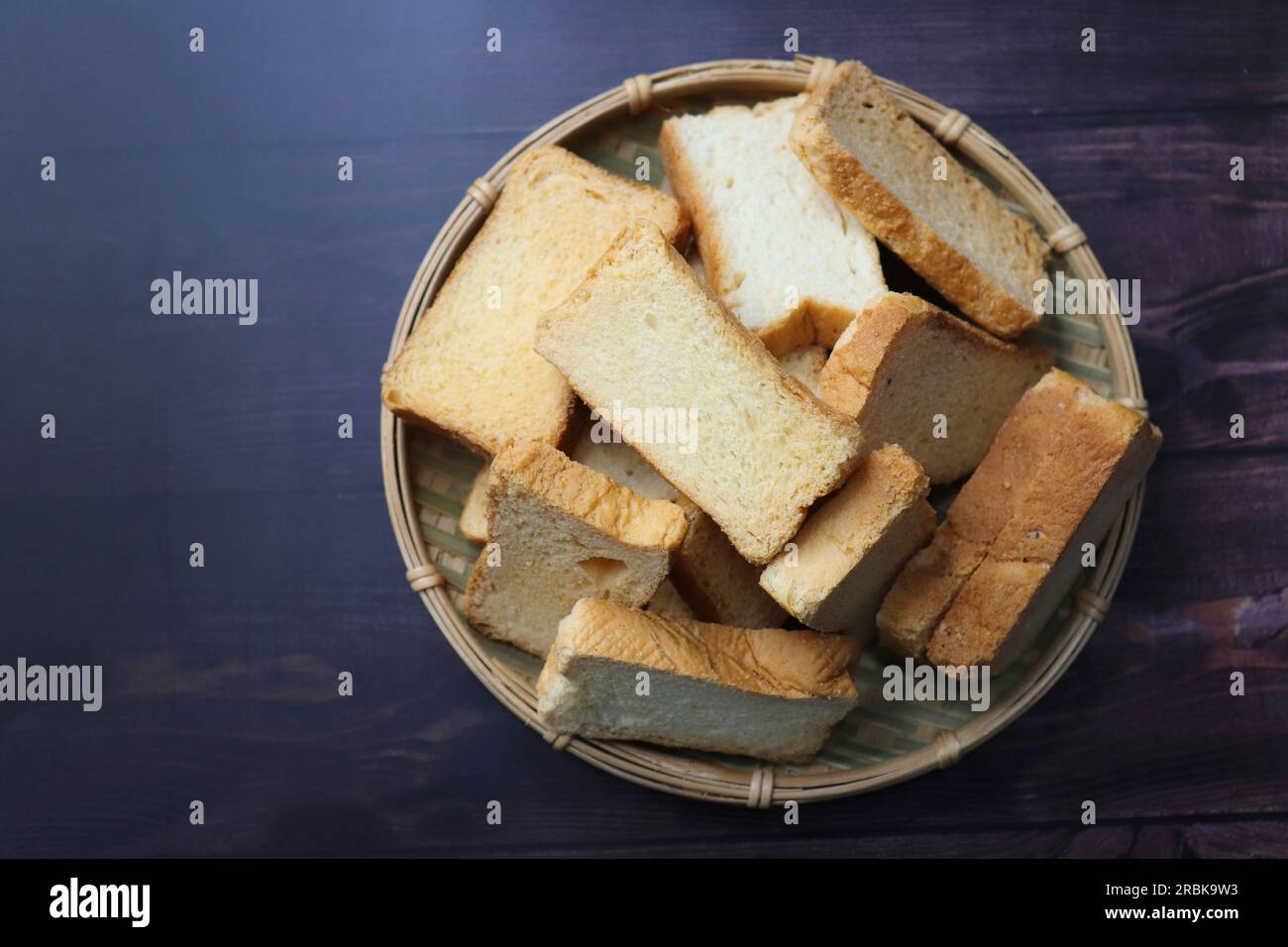 Tea Time Snack. Healthy Wheat rusk served with Indian hot masala tea ...
