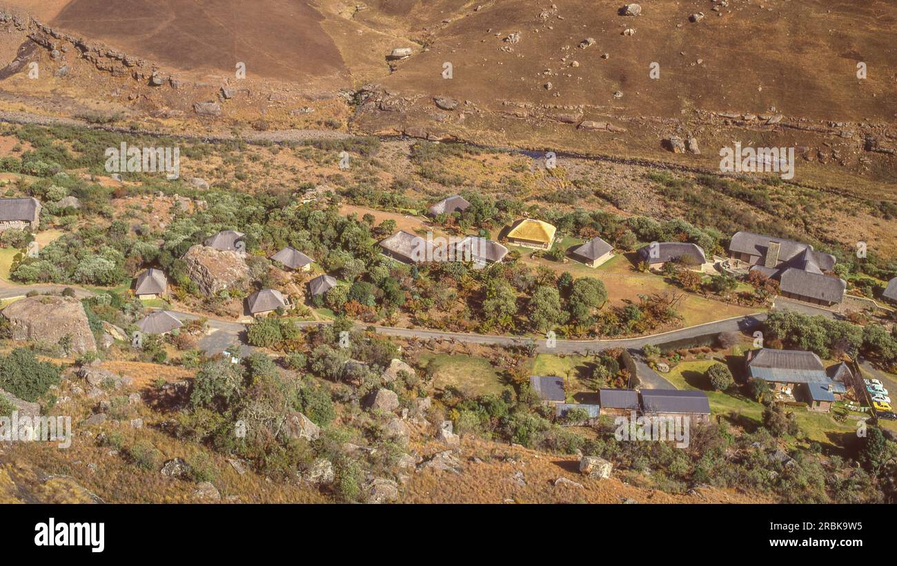 Giants Castle Camp is situated on a plateau in Giants Castle Game ...