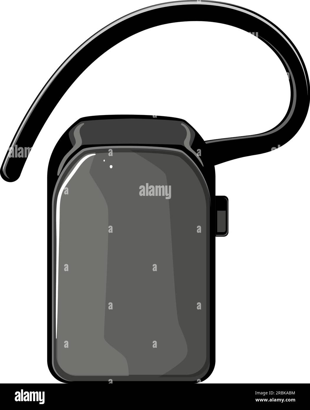 call headset audio cartoon vector illustration Stock Vector Image & Art ...