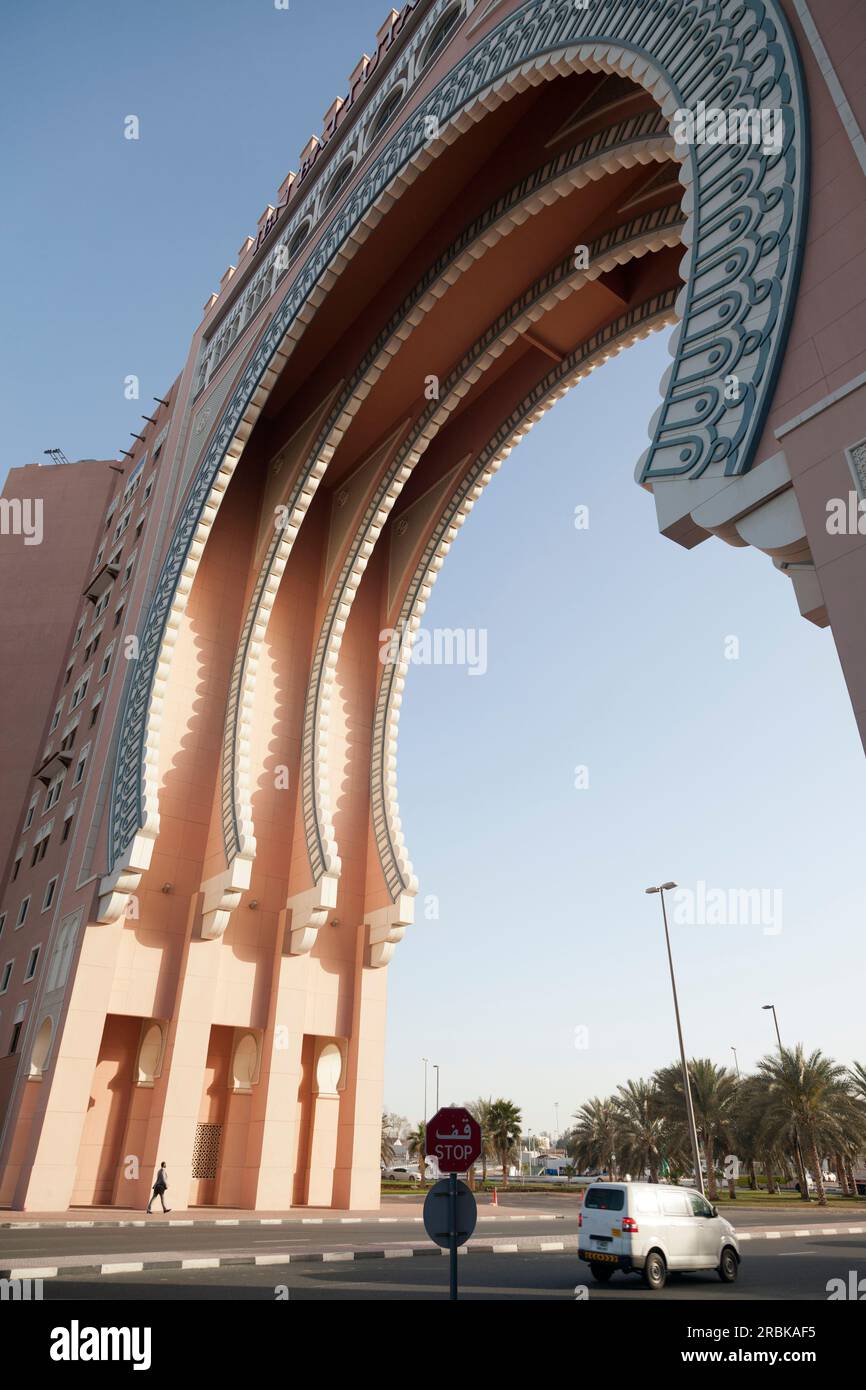 UAE, Dubai, Ibn Battuta Gate Stock Photo - Alamy