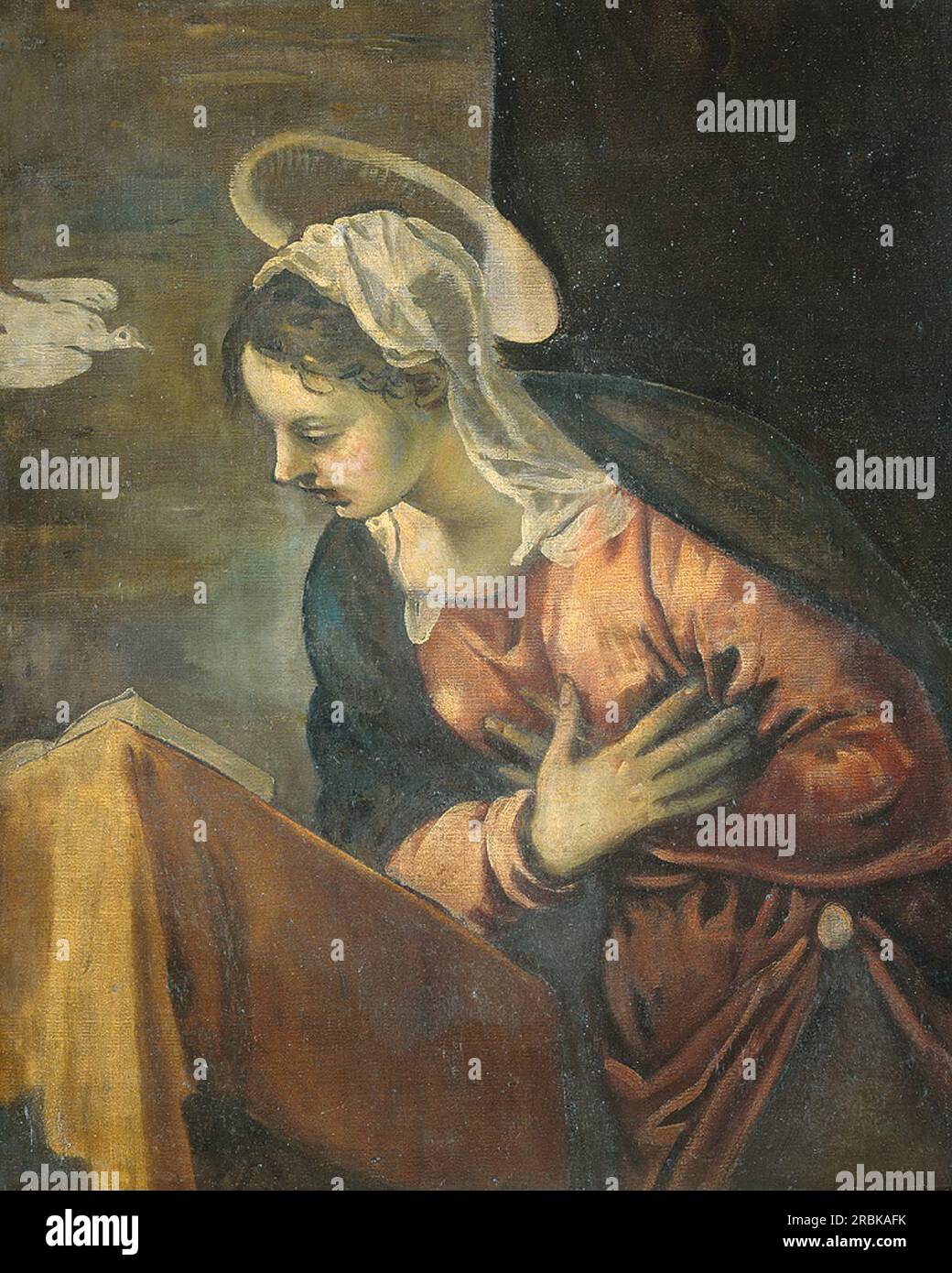 The annunciation painting by tintoretto hi-res stock photography and images - Alamy