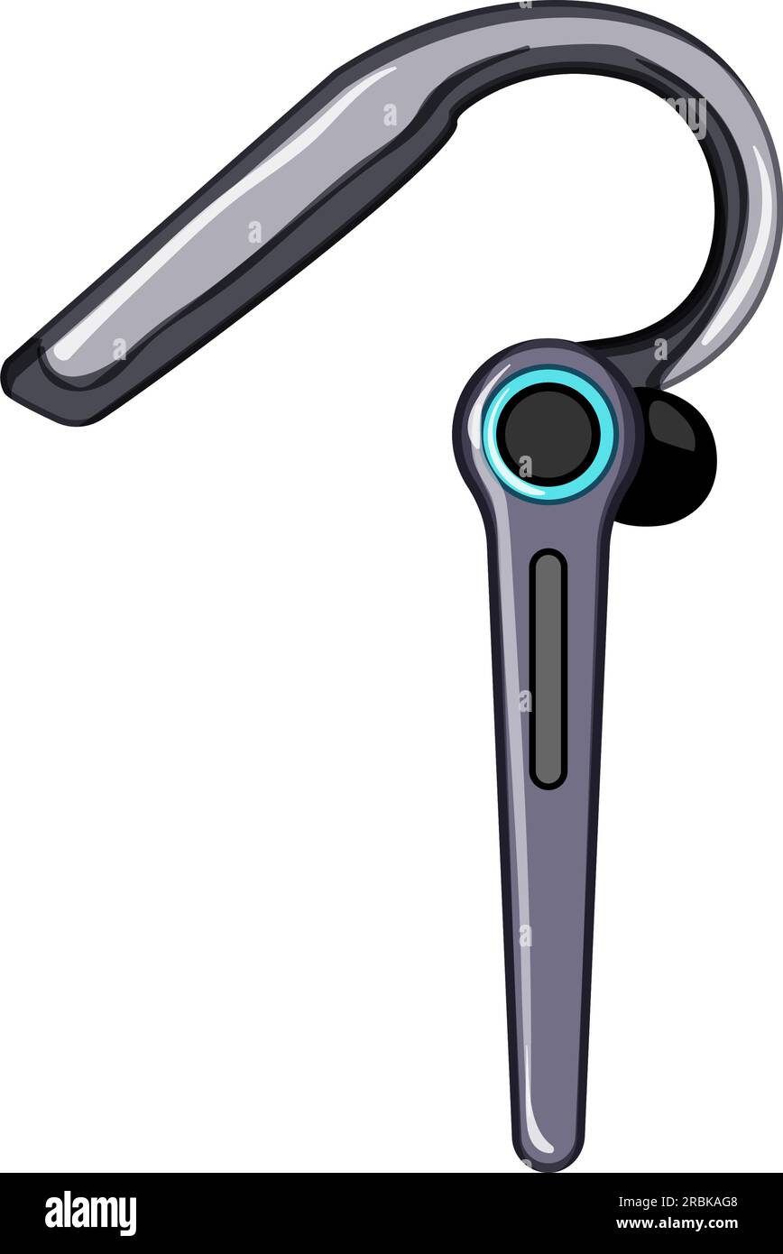 microphone headset audio cartoon vector illustration Stock Vector Image ...