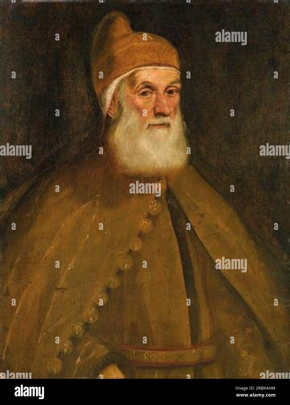 Portrait of Doge Girolamo Priuli 1559 by Tintoretto Stock Photo - Alamy