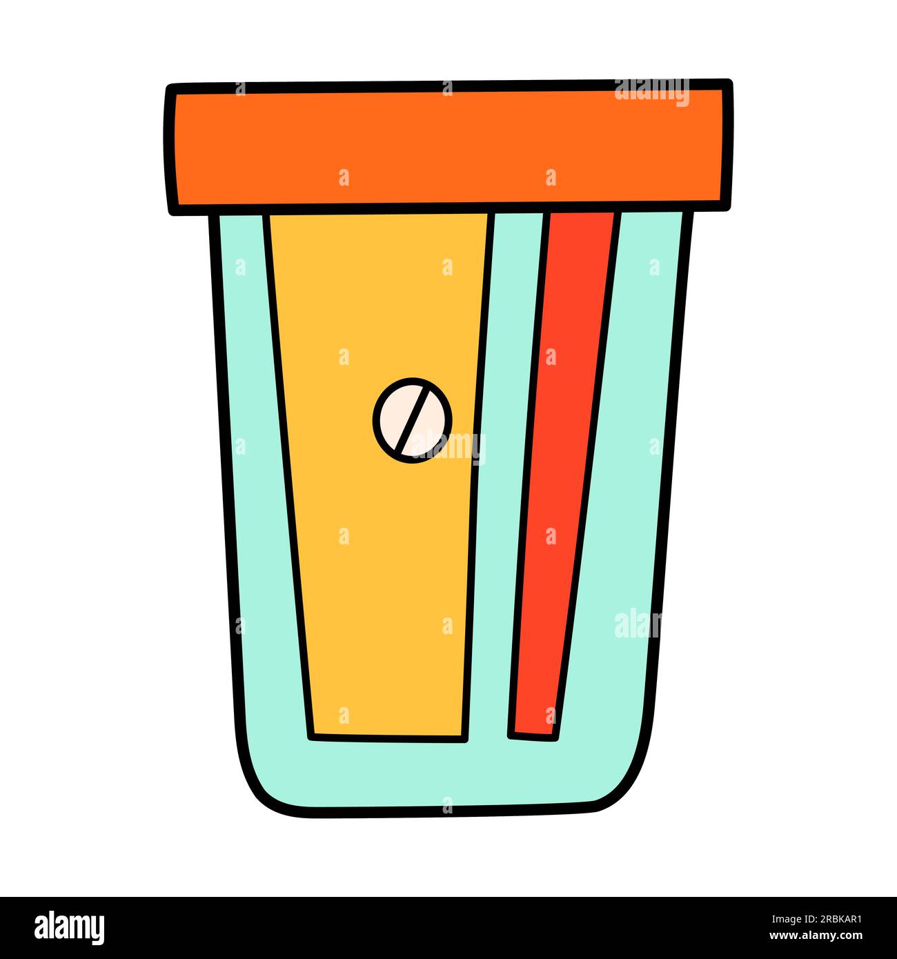 Sharpener education doodle Stock Vector Images - Alamy