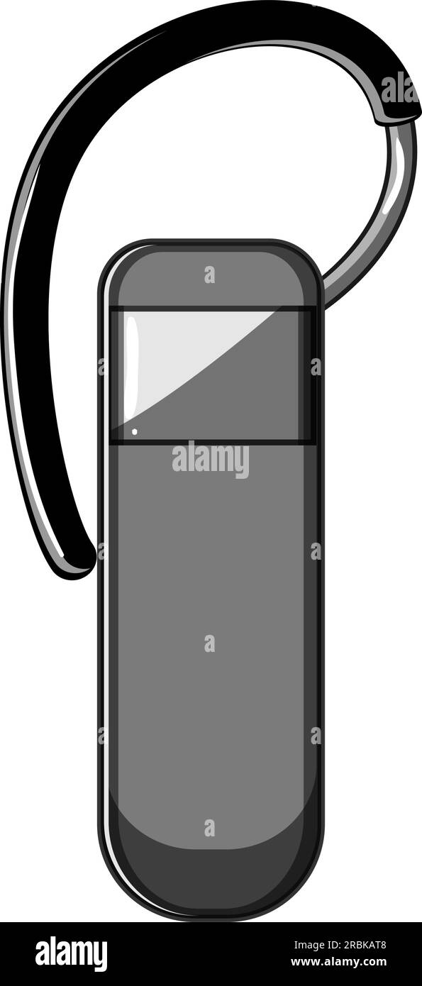 phone headset audio cartoon vector illustration Stock Vector Image ...