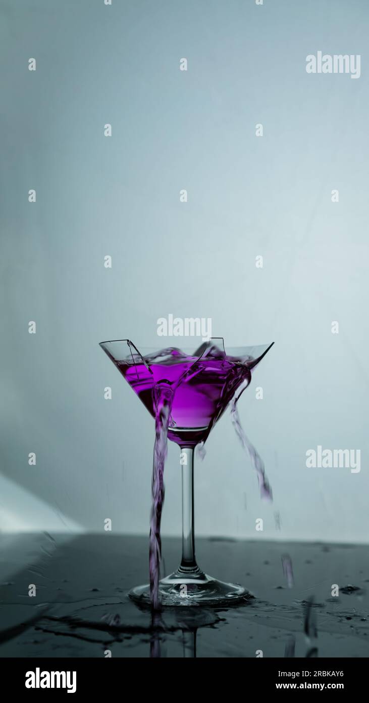 Purple fluid hi-res stock photography and images - Alamy
