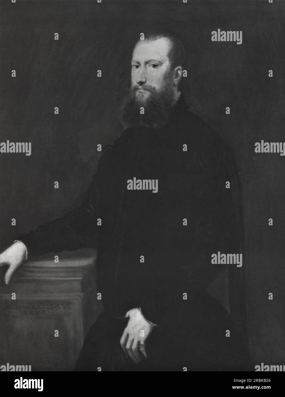 Portrait of a man 1550 by Tintoretto Stock Photo - Alamy